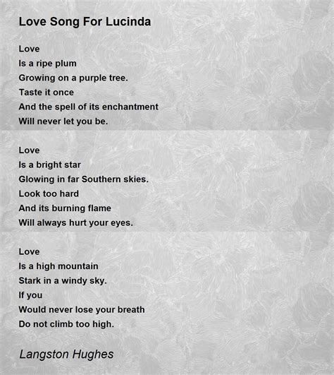 Langston Hughes Poems