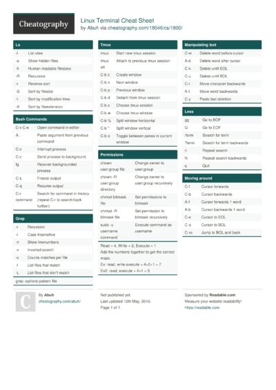 42 Tmux Cheat Sheets Cheat Sheets For Every Occasion