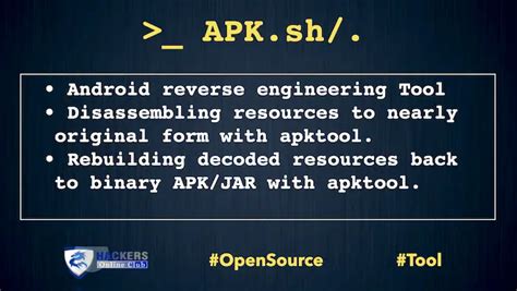 apk sh android reverse engineering to decode and patching an apk