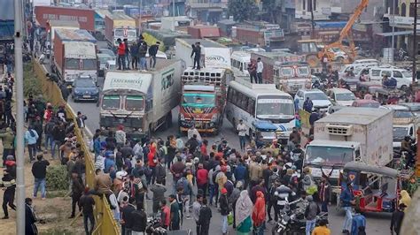 Drivers Strike Big News Bus Truck Drivers Strike Against New Law