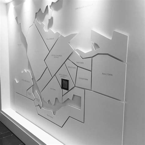 Map Feature Wall Design
