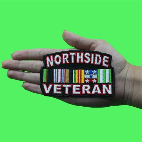 Northside Veteran Military Patch Houston Parody Embroidered Iron On Pa