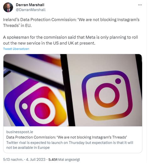 Instagrams Threads App Wird In Der EU Nicht KommenBorns IT Und Windows Blog