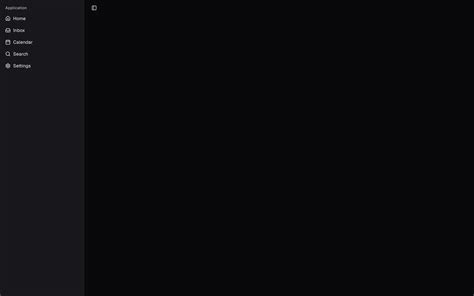 sidebar shadcn svelte