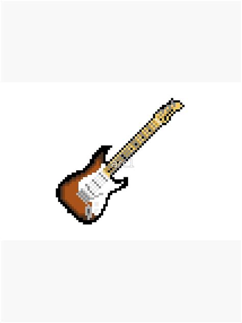 8 Bit Guitar Zipper Pouch For Sale By Arc1 Redbubble
