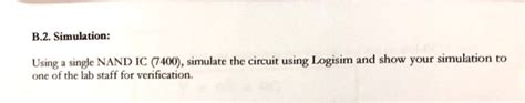 Solved How Do We Simulate This Circuit In Logisim Program