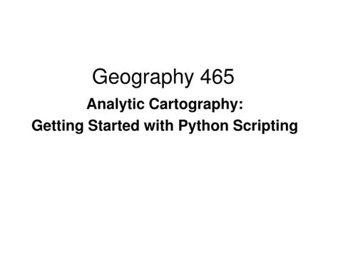 ppt geography 465 powerpoint presentation free download id 918656