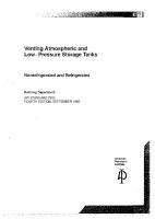 API Venting Atmospheric And Low Pressure Storage Tanks Pdf PDFCOFFEE COM