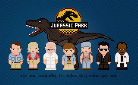 Cross Stitch Patterns From Pixelpower Jurassic Park Cross Stitch Pdf