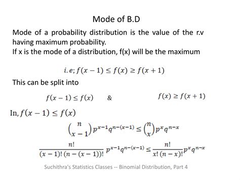 Binomial Distribution Part 4 Pptx