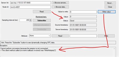 Opc Labs Error On Write Opc Labs Online Forums