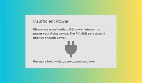 How To Fix Roku Low Power Errors The Home Theater DIY