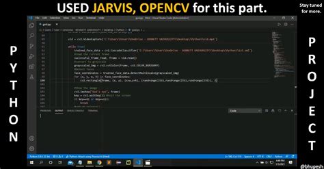 [video] bhupesh negi on linkedin python jarvis opencv programming project ai