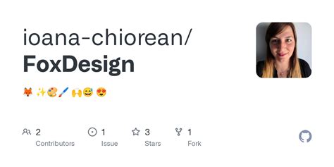 Github Ioana Chioreanfoxdesign 🦊 🎨🖌️ 🙌😅 😍