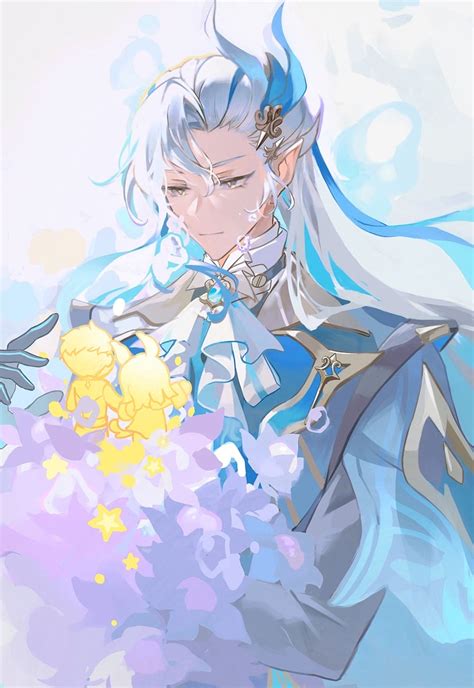 Neuvillette Melusine Vautrin And Carole Genshin Impact Drawn By Mochuuuuuuu Danbooru