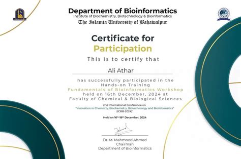 Bioinformatics Learningjourney Workshopexperience Professionalgrowth Ali Ather