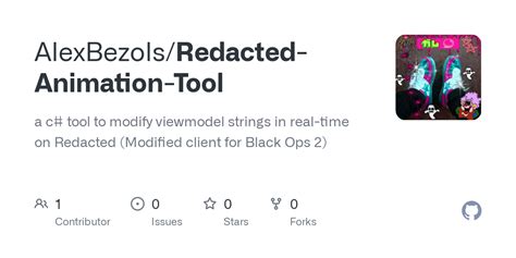 github alexbezols redacted animation tool a c tool to modify