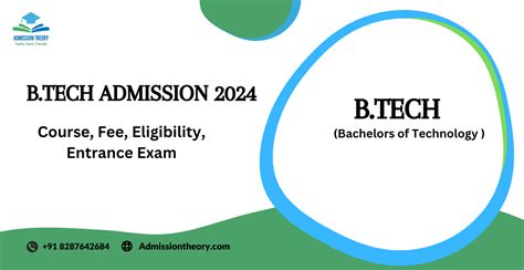 Btech Admission 2024 Course Fee Eligibility Entrance Exam