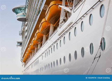 Cruise Ship Portholes Stock Photo Image Of Yellow White 16539978