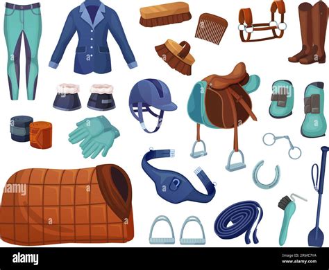 Saddle Riding Gear In Stock Vector Images Alamy