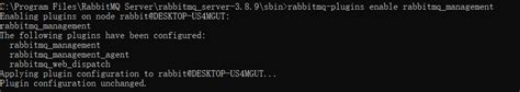 Rabbitmq 执行指令报错： Rabbitmq Plugins Enable Rabbitmqmanagement Csdn博客