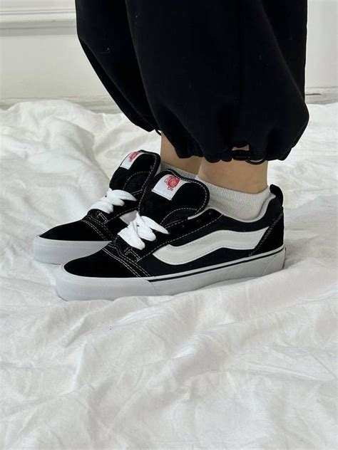 Vans Knu Skool Black White — ціна 2500 грн у каталозі Кеди Купити жіночі речі за доступною ціною