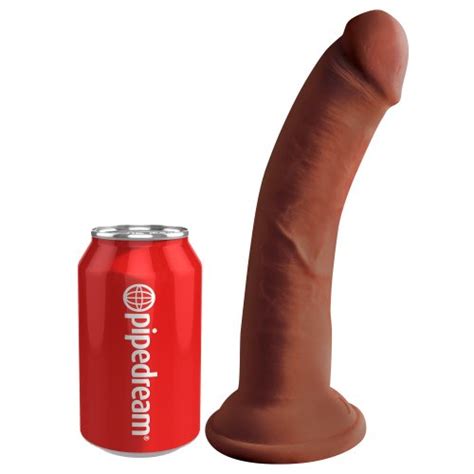 King Cock Plus 8 Triple Density Cock Brown Sex Toy Hotmovies
