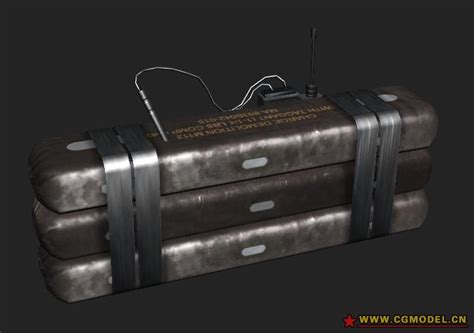 Plastic 塑胶炸弹 sjm83作品 武器其他器械武器其他器械 cg模型网