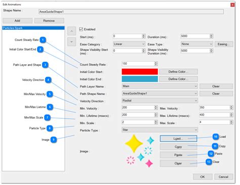 Skiamap Presenter Particles Animations
