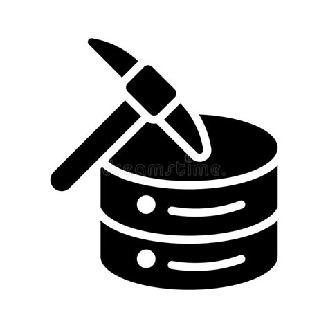 Easy To Use Modern Icon Of Data Mining Stock Vector Illustration Of Datacenter Storage 341125499
