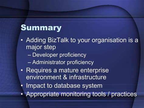 Top 10 Biztalk Admin Tips Ppt