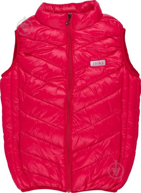 ᐉ Жилет детский для девочки Joiks р 140 красный Jd 07 140 • Купить в Киеве Украине • Лучшая