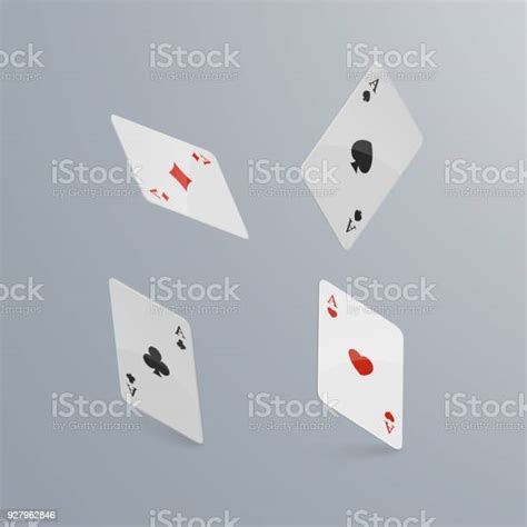 밝은 배경에 떨어지는 카드를 재생 분해 하 고 3d 벡터 일러스트 레이 션 가득 찬에 대한 스톡 벡터 아트 및 기타 이미지 가득 찬 놀이 도박 Istock