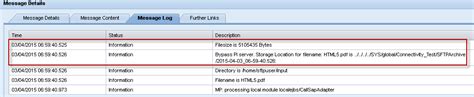 Sftp Adapter Handling Large File Sap Community