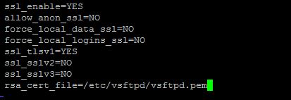 Configuring VSFTP With TLS Security