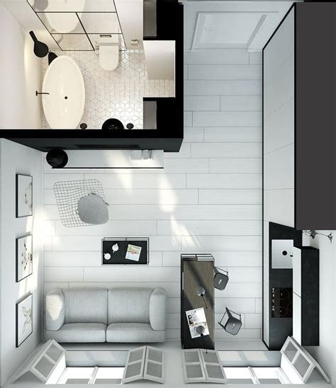 Примеры ремонта студии 20 метров