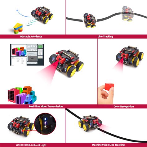 Adeept Awr 4wd Smart Robot Car Kit For Raspberry Pi 54b3b3bboard Not Included Line