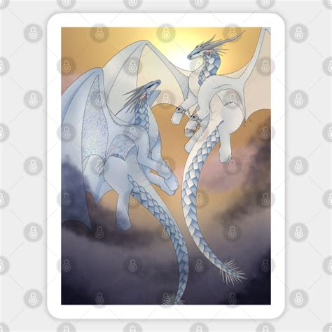 Snowfall And Lynx Wings Of Fire Alt Wings Of Fire Sticker