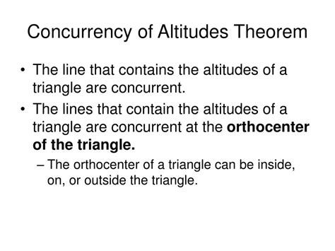 PPT 5 4 Medians And Altitudes PowerPoint Presentation Free Download ID 6013529
