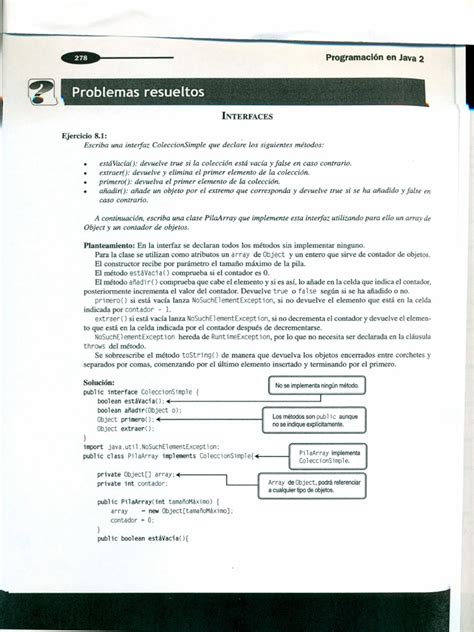 Java 278 287 Ejercicios Interfaces Pdf Java Lenguaje De Programación Constructor