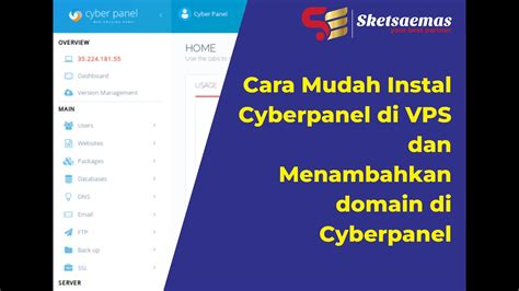Cara Instal Cyberpanel Di Vps Dan Menambahkan Domain Di Cyberpanel Youtube