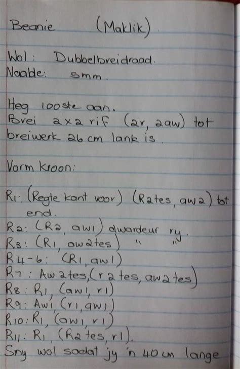 Easy Knitting Patterns For Beginners