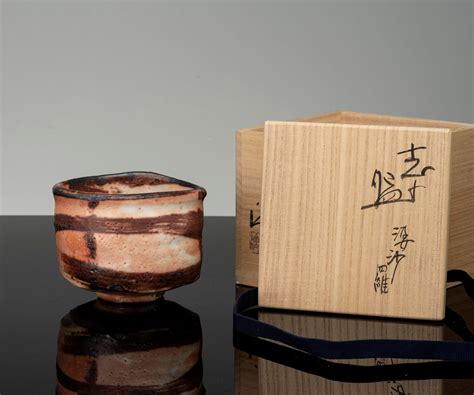 Ajiki Hiro Shino Teabowl Oxford Ceramics Gallery