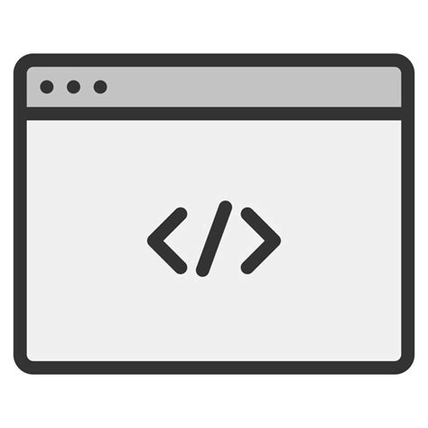 Application Icon Line Color Vector Illustration 11961871 Vector Art At Vecteezy