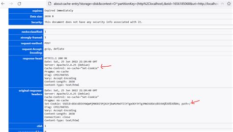 Session Management Does Cache Control No Cache Set Cookie Set