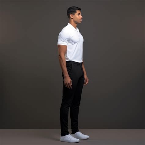 Premium Photo The Imposing Stature A Full View Side Profile Realistic
