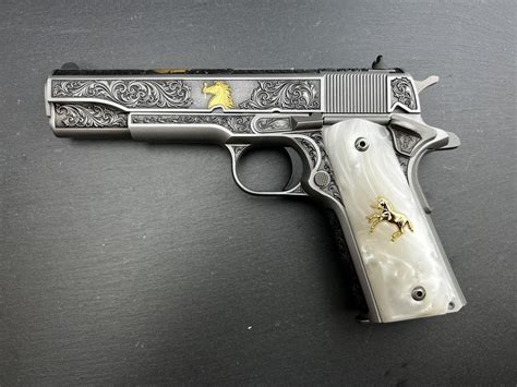 Master Scroll Rampant Colt 1911 45 Acp Altamont Company