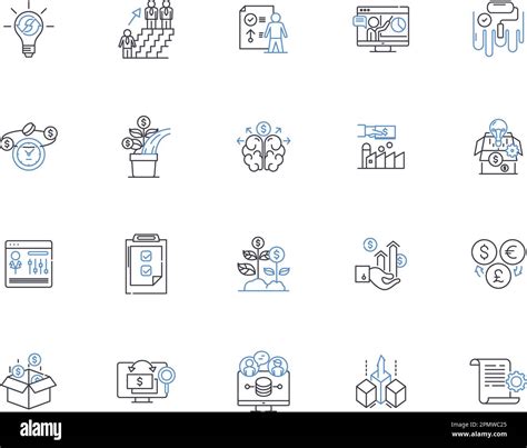 Objectives And Key Results Outline Icons Collection Goals Objectives Outcomes Success