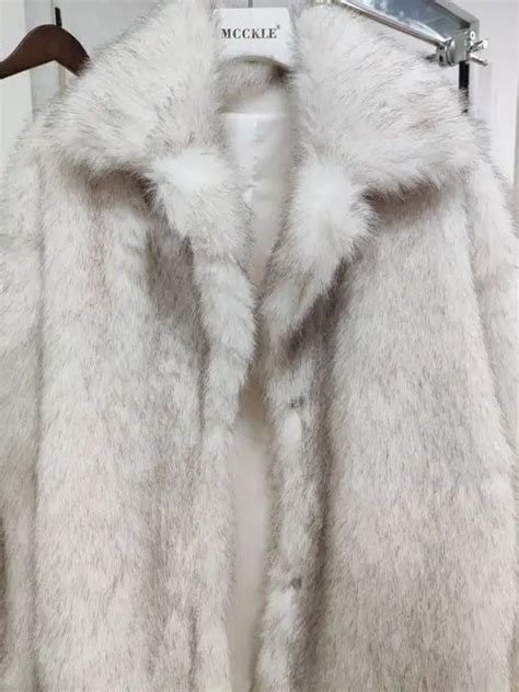 Отзывы о товаре Женская утепленная шуба из искусственного меха норки с отложным воротником и