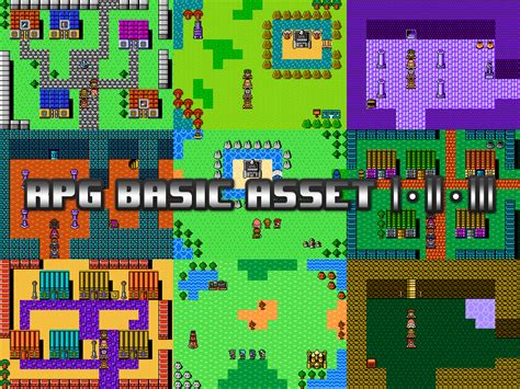 Rpg Basic Asset Ⅰ･Ⅱ･Ⅲ By Indie8bit